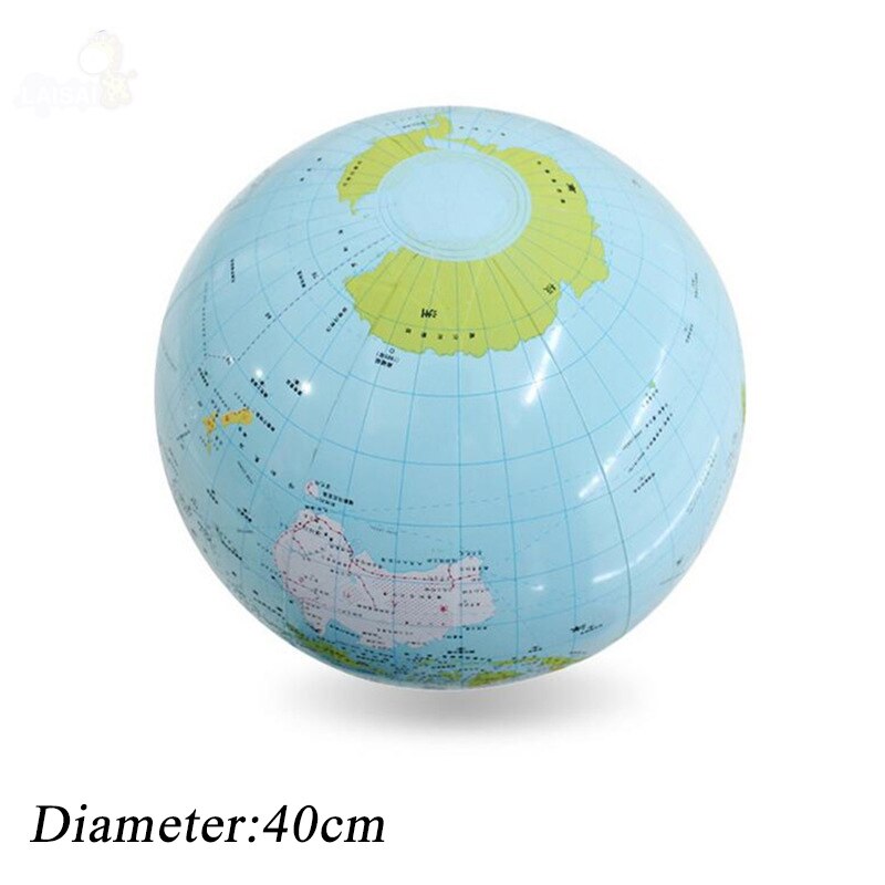 20CM Inflatable World Globe Teach Education Geogra... – Vicedeal