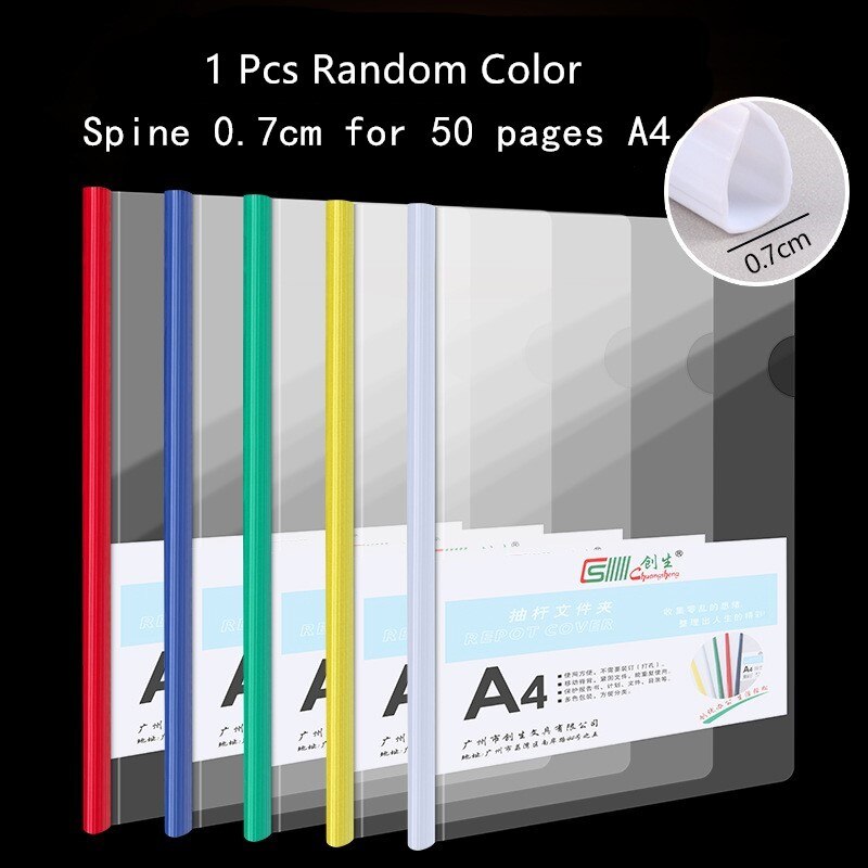 Waterproof Transparent File Folders A5 Binder Clip... – Grandado