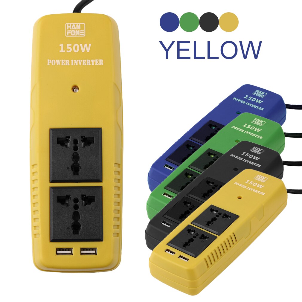 150w bil strømomformer omformer dc 12v til ac 22... – Grandado