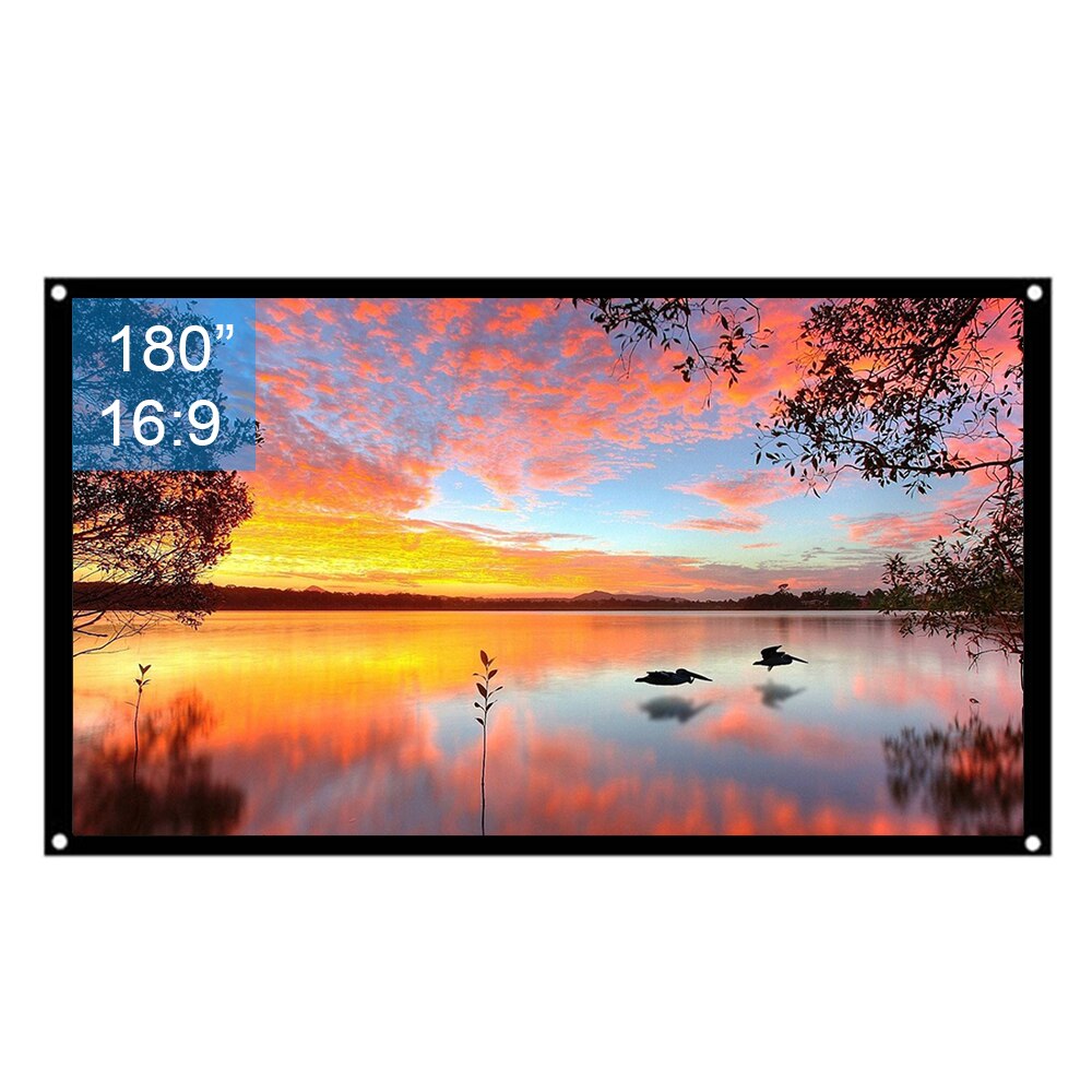 Projector Scherm 180 Inch 16:9 Matte White Project... – Grandado