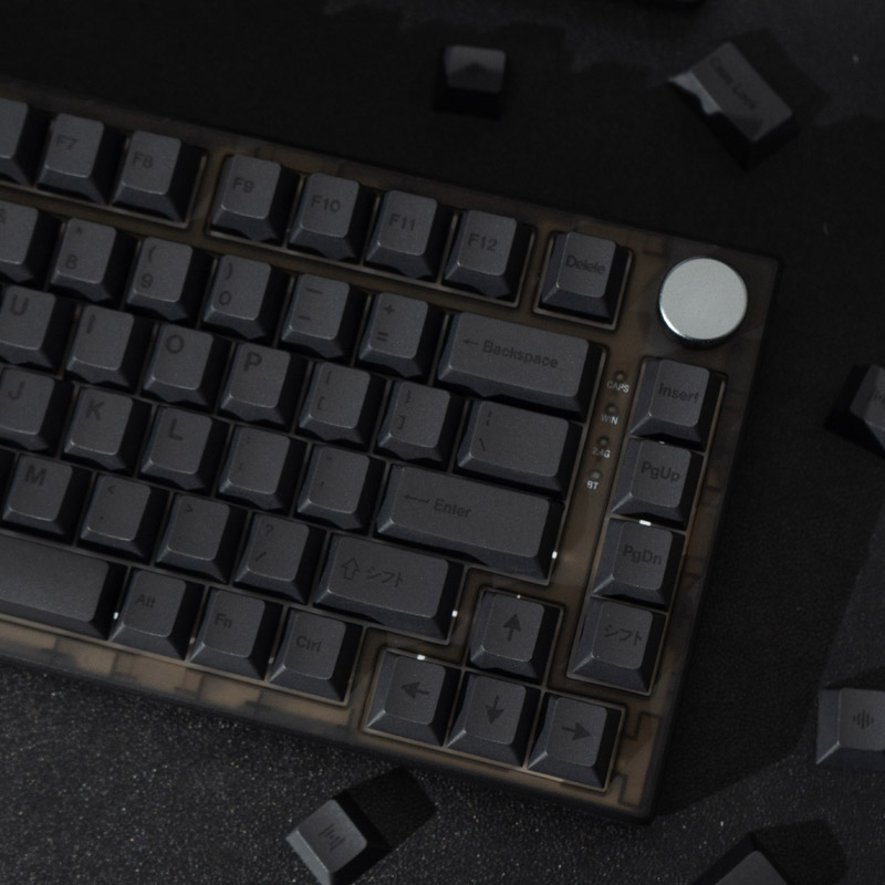 144 Keys GMK Clones Dark Keycaps Minimall Black PB... – Grandado
