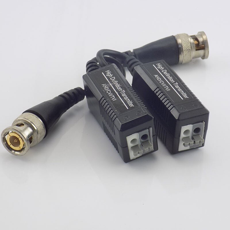 1Pair Bnc Utp Cat5/5e/6 Video Balun Transceiver Ad... – Vicedeal