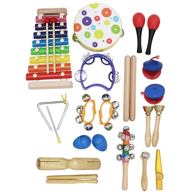 19Pcs Orff Musical Instruments Set Children Early ... – Grandado