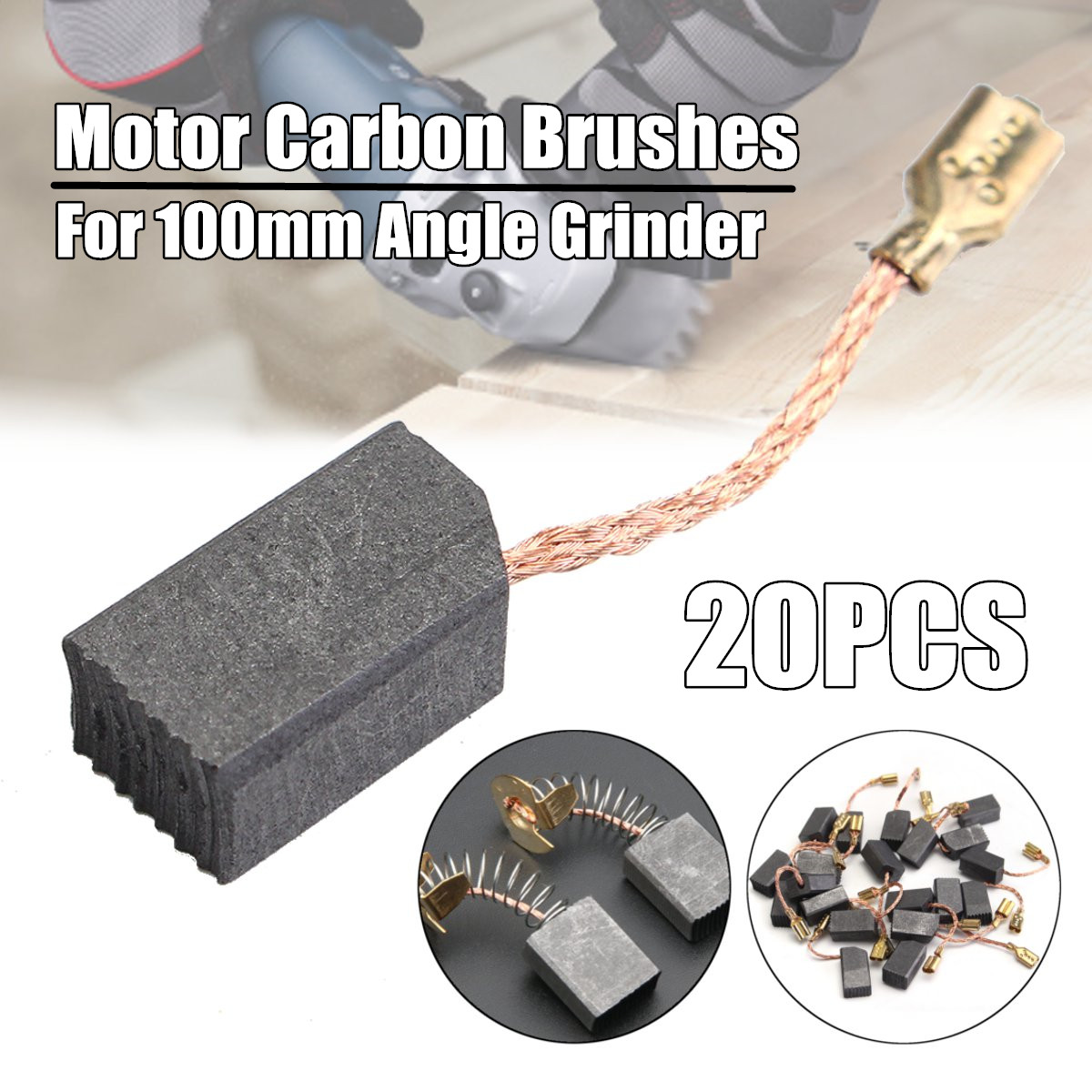 20Pcs Graphite Copper Motor Carbon Brushes Set Tig... – Grandado