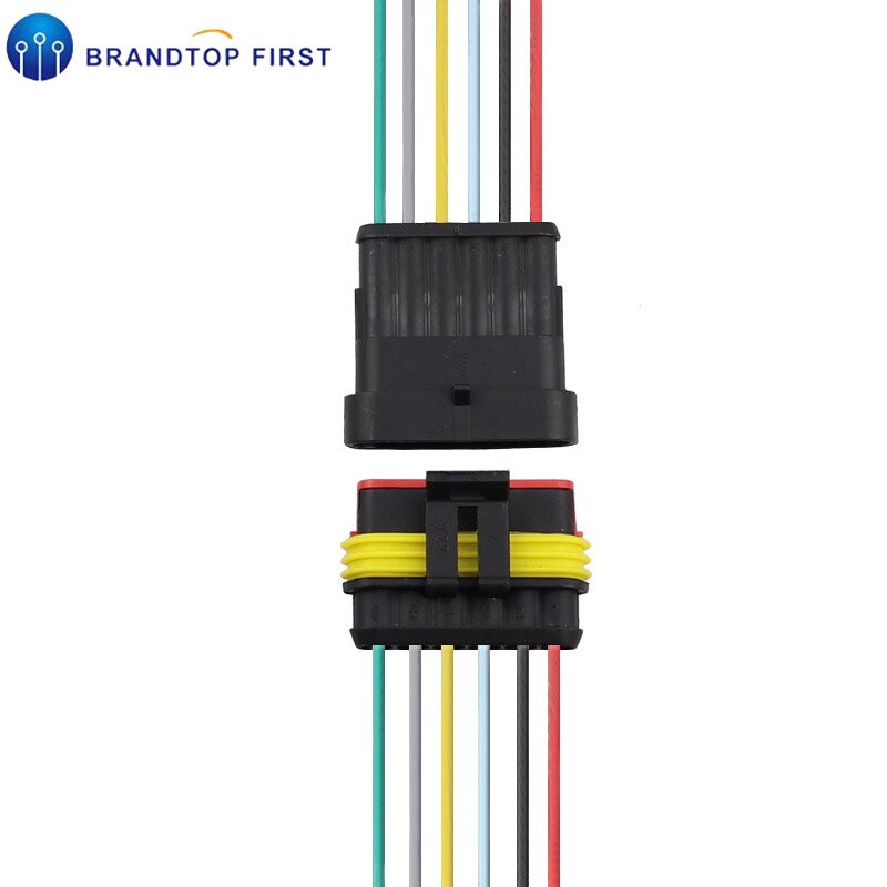 Auto ledningsstik 1 2 3 4 5 6 -vejs 1p 2p 3p 4p 5p... – Vicedeal