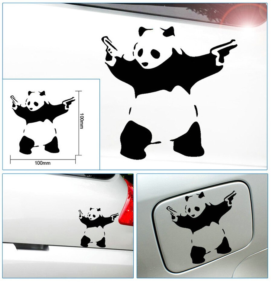 Panda Car Sticker Car Window Vinyl Decal Bumper Tr... – Grandado
