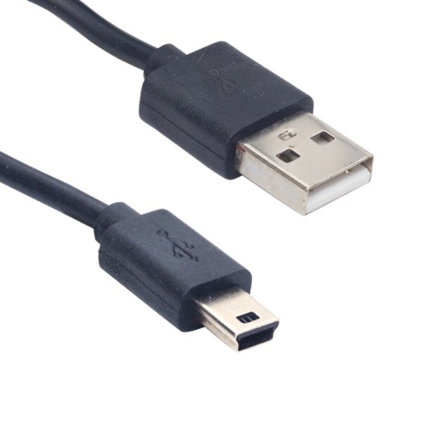 USB MALE/MINI USB 5 PINOUTS 50 CM V3 USB 2.0 CABLE – Vicedeal