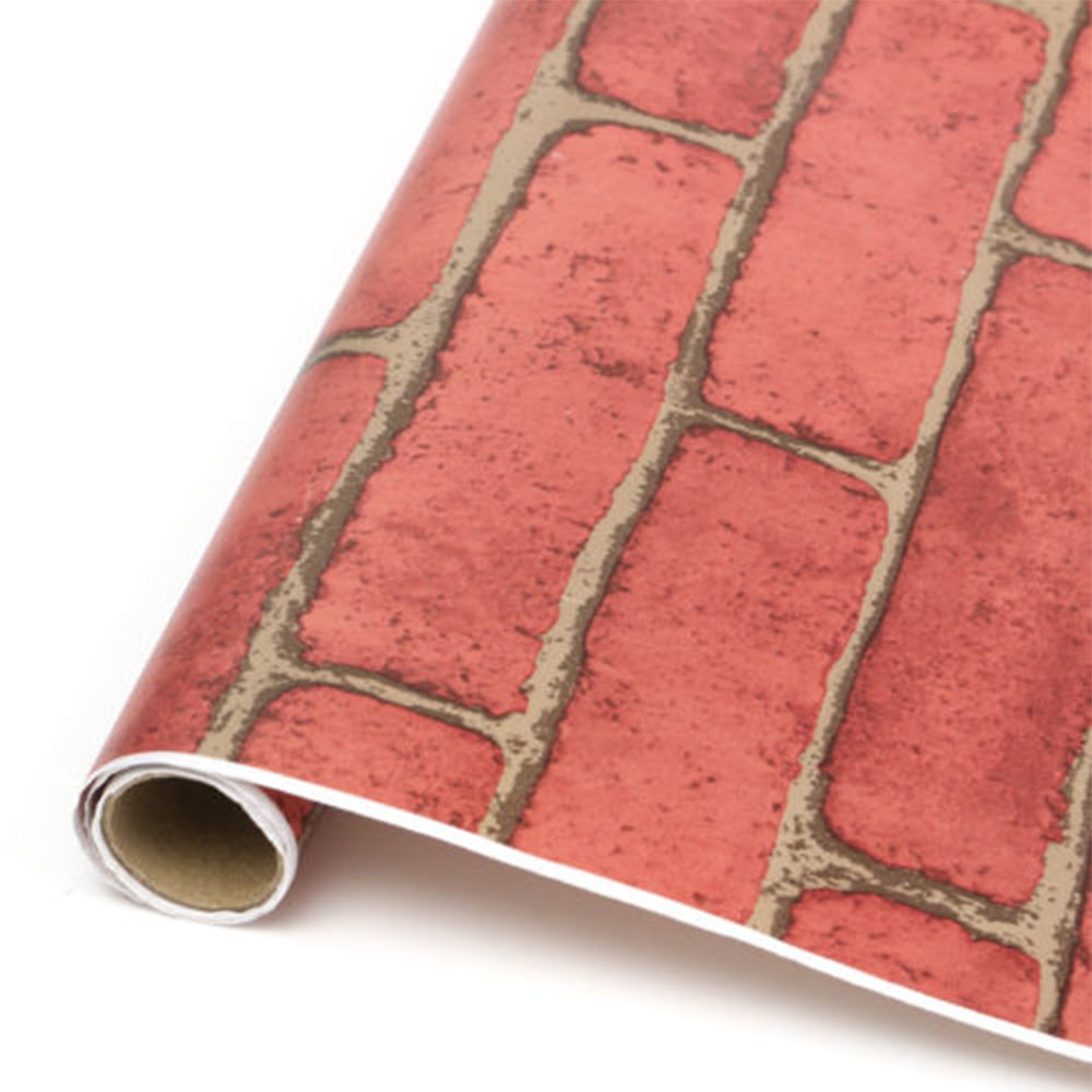 1M/5M/10M Vintage Reliëf Steen Baksteen Effect Vin... – Vicedeal