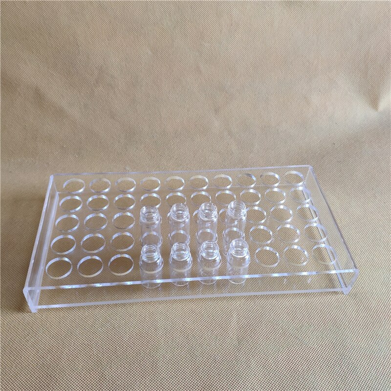 10 stücke 5 ml klare glas probe flasche 5 ml chrom... – Vicedeal