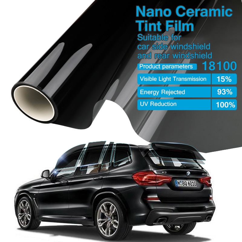 100cmX3m Auto Nano Keramische Solar Window Tint Fi... – Grandado