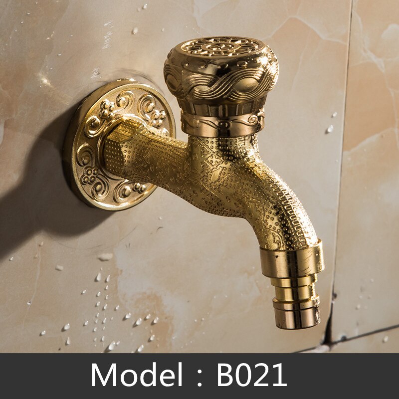 Zinklegering Gesneden Muur Mount Bibcock Tuin Kraa... – Vicedeal