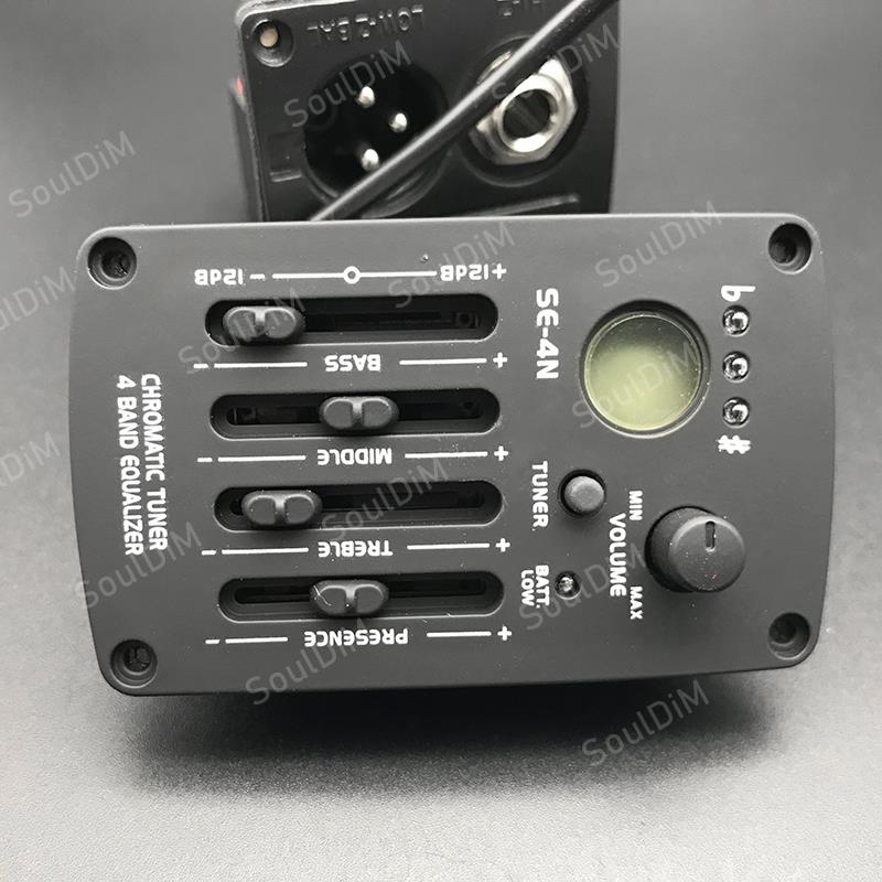 SE-4N 4 Band EQ Acoustic Guitar Preamp with Round ... – Grandado