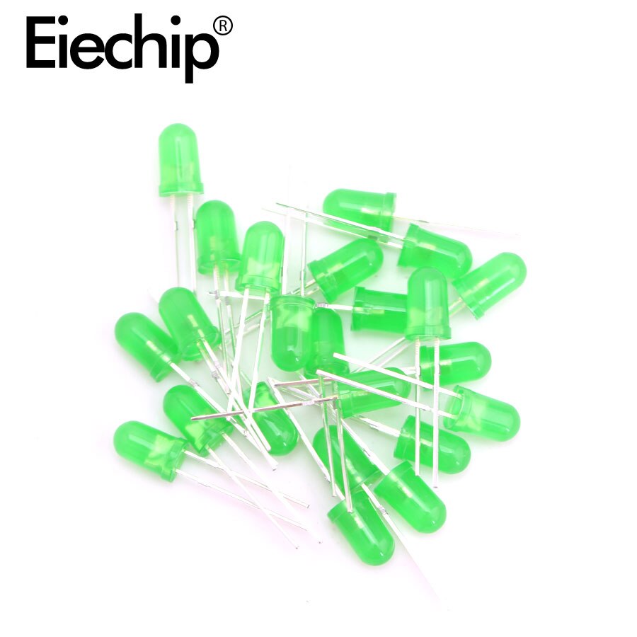 100Pcs F5 5MM LED Diode Light Red/Yellow/Blue/Whit... – Grandado