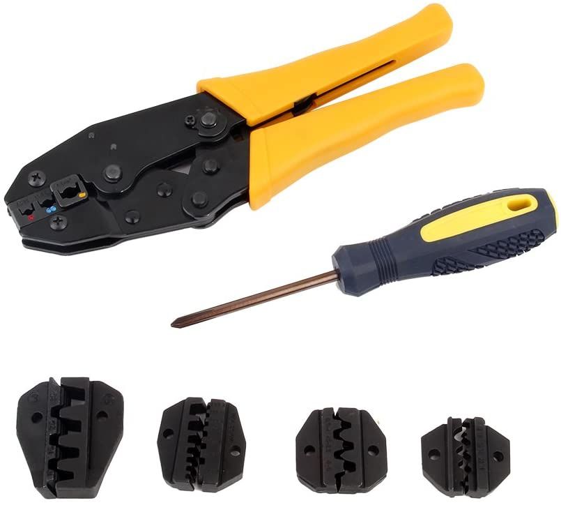 crimp plier cable shoe plier with five interchange... – Vicedeal