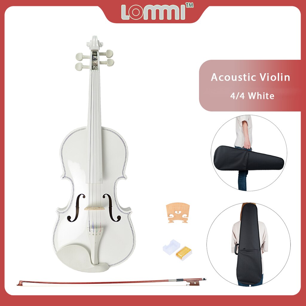 LOMMI 4/4 Fiddle Violin Full Size Violin Violin Ac... – Vicedeal