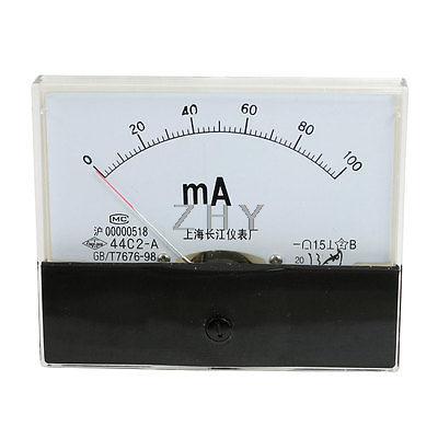 Huidige Meting DC 0-100MA Schaal Milli Ampere Amme... – Vicedeal