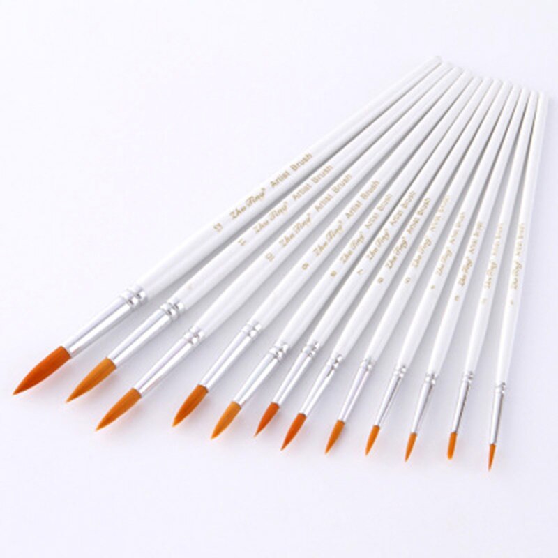 12 Stks/set Kunstenaar Borstel Set Fijne Verf Bors... – Grandado