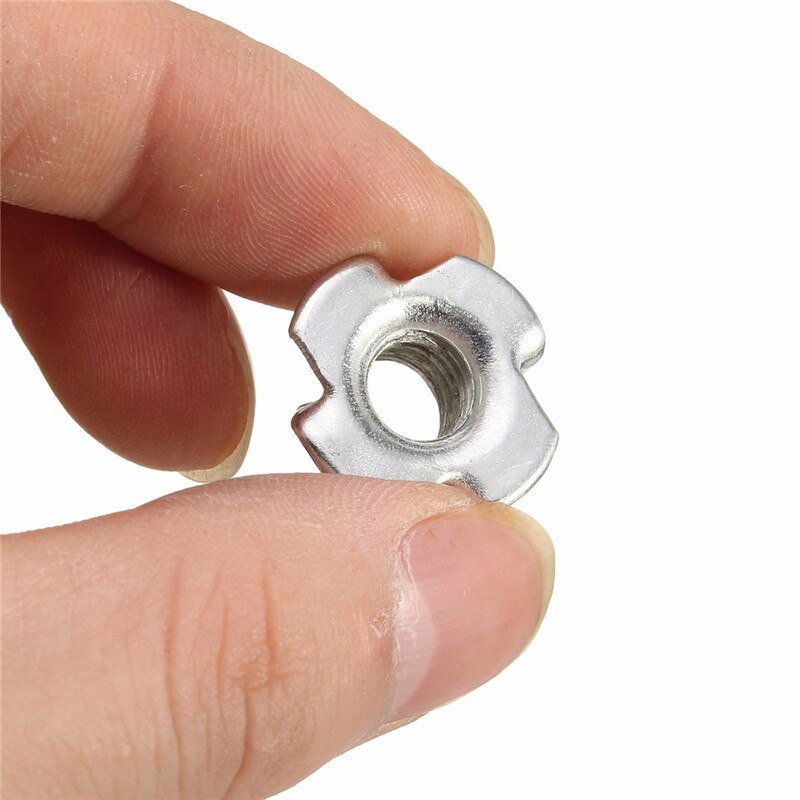 10 st zinkpläterade fyra klor mutter högtalarmutte... – Grandado