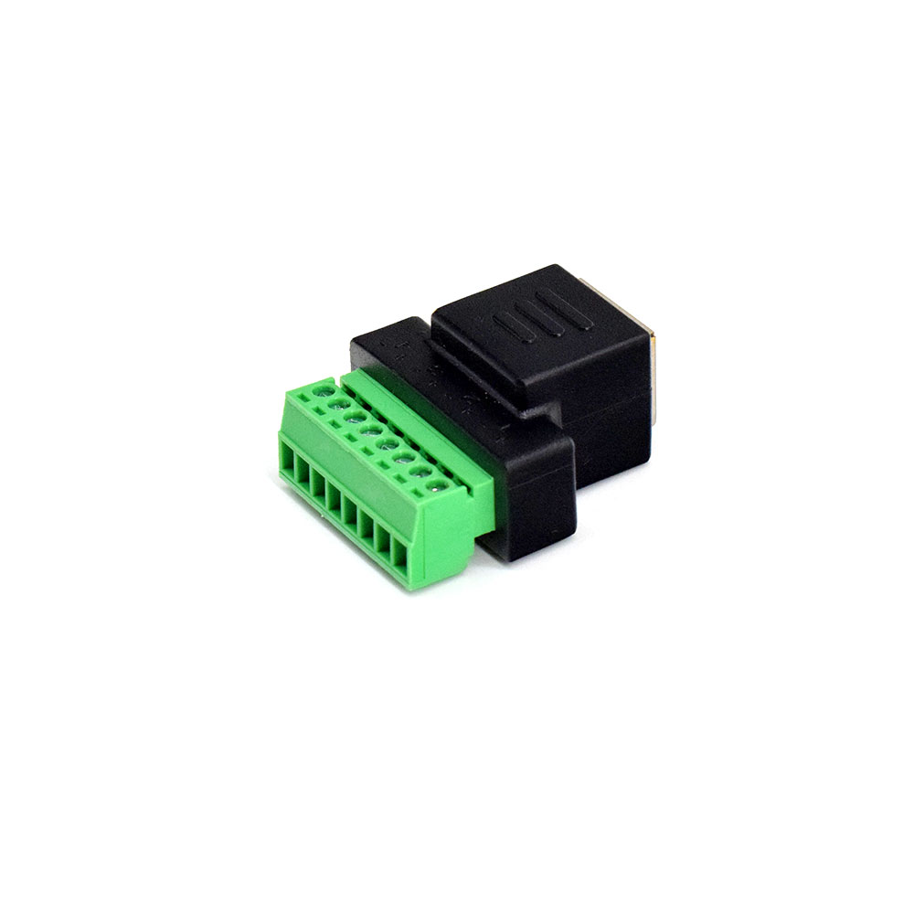 DC Connector RJ45 solder-free green terminal RJ45 ... – Grandado