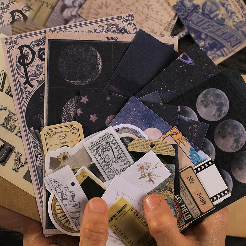 32 Stks/set Vintage Scrapbooking Papier Sticker Se... – Grandado