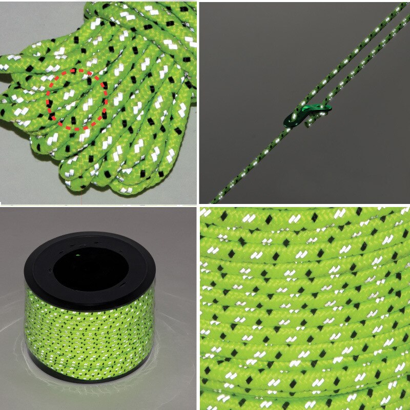 5 10 20 Meter 2.5mm Reflective Tent Rope Fluoresce... – Grandado