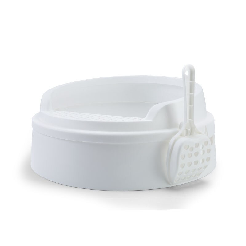 Pet Open Round Litter Box Heightened Splash-proof ... – Grandado