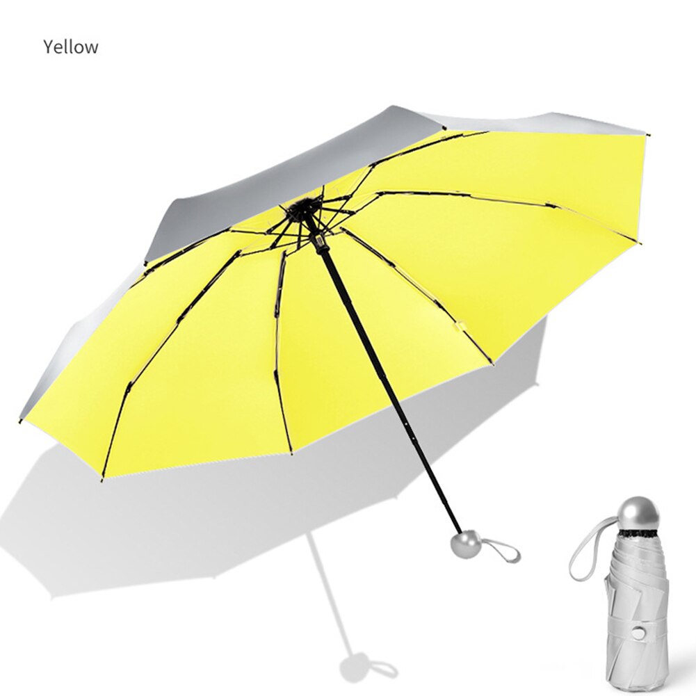 8 Ribs Pocket Mini Umbrella Rain Women Men Mini Po... – Vicedeal