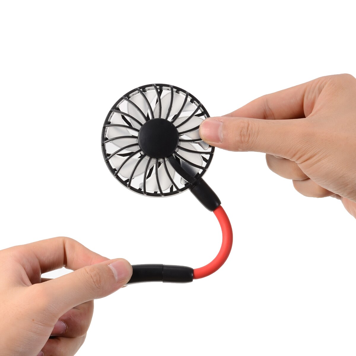 Hands-free Neck Hanging Fan USB Portable Fan Recha... – Grandado