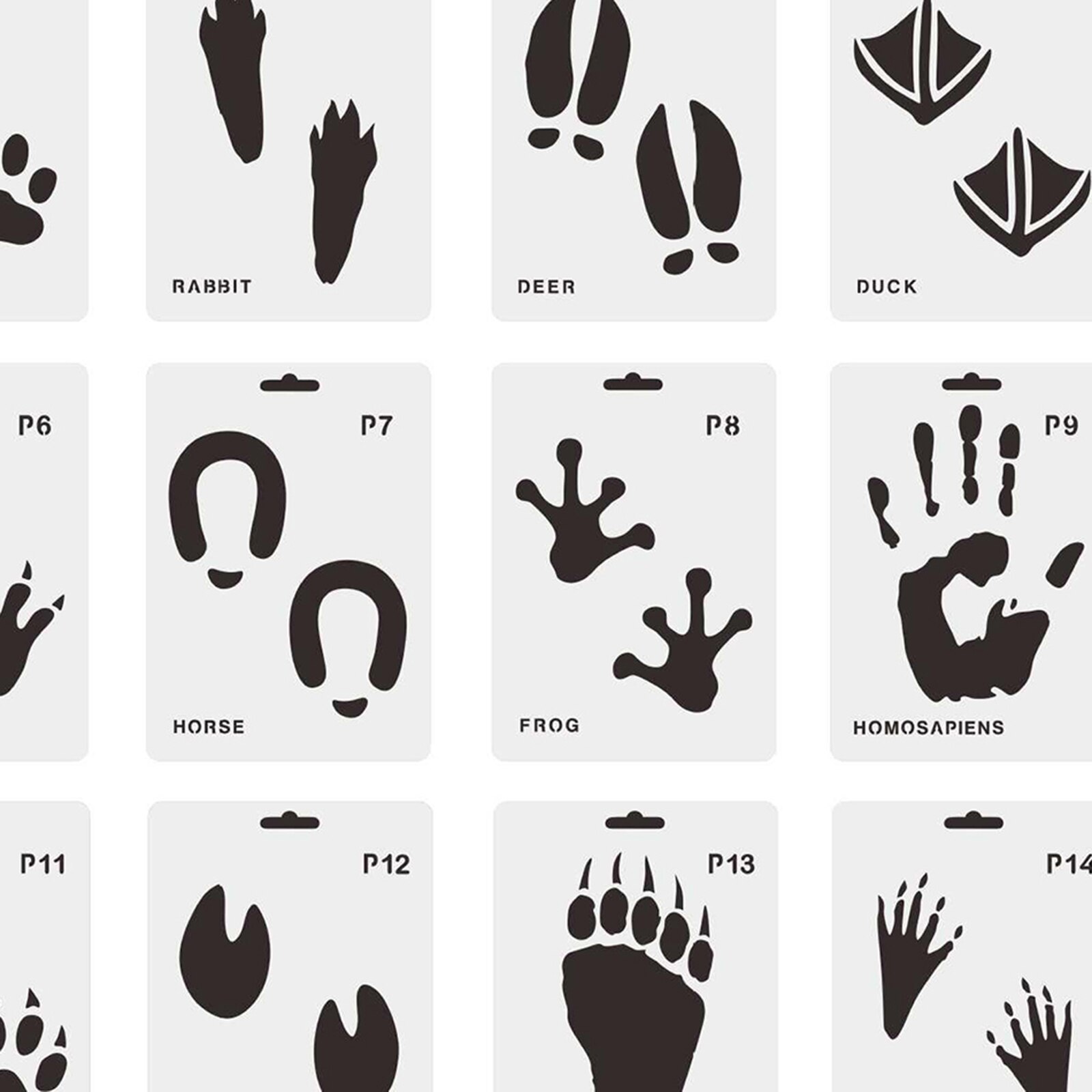 Set of 20 DIY Stencil Painting Templates for Wood ... – Vicedeal