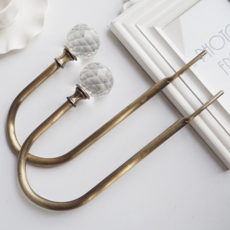 Curtain Holdbacks Acrylic Crystal Ball Curtain Tie... – Grandado