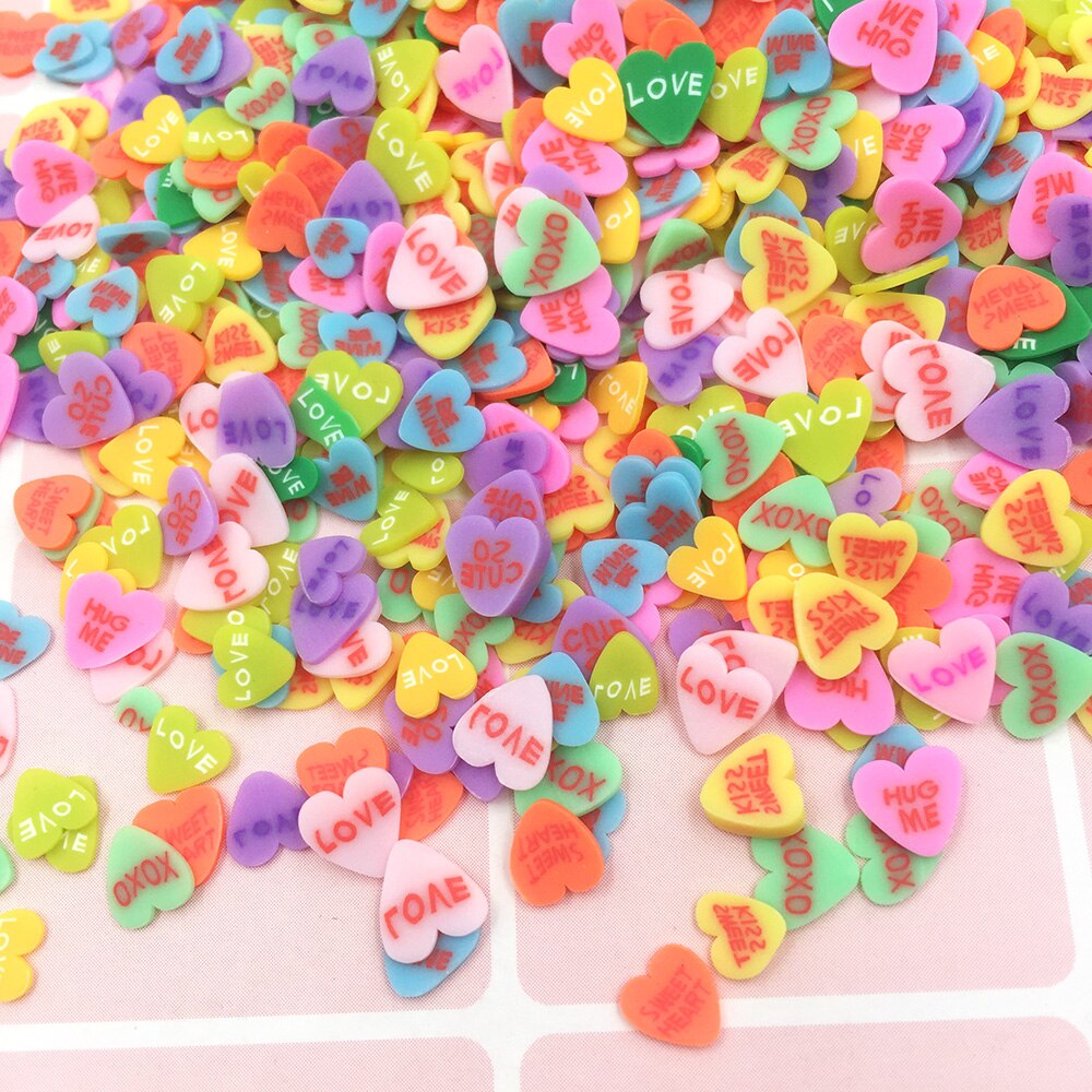 100G Multicolor Hug Me Liefde Zoete Kus Hart Slice... – Grandado