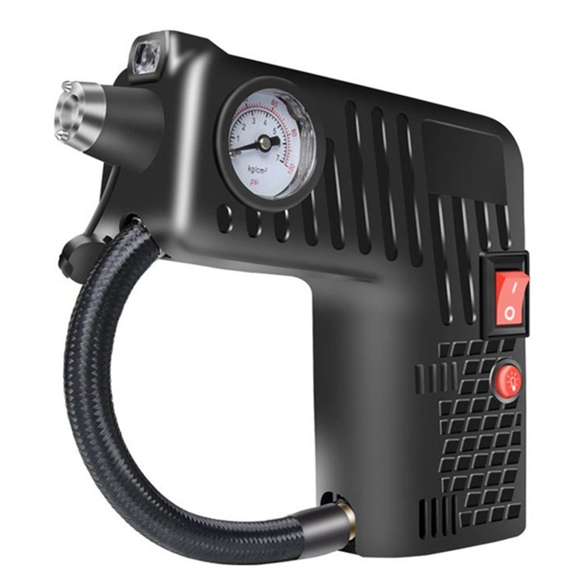 12V Portable Air Inflator Compressor Pump Tire LED... – Grandado