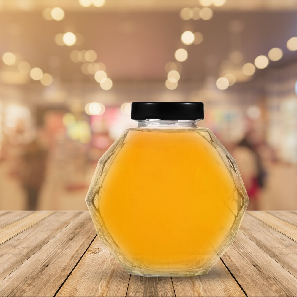 4pcs Clear Honey Jar Kitchen Honey Jar Glass Honey... – Grandado