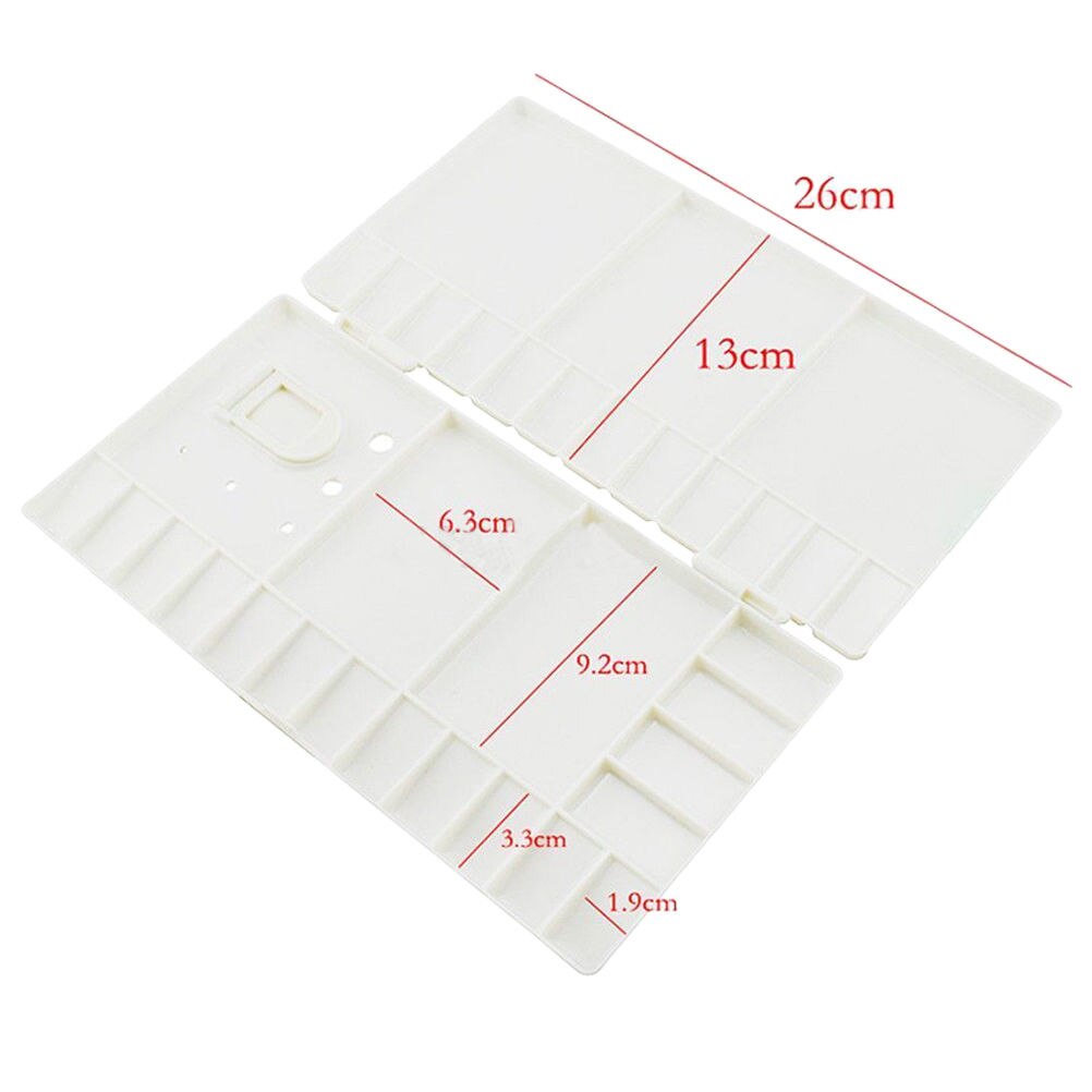 33 Grids Large Art Paint Tray Artist Oil Watercolo... – Grandado