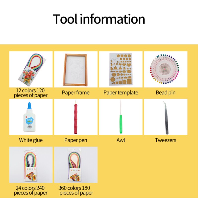 Changeable DIY Paper Handcraft Colorful Paper Quil... – Vicedeal