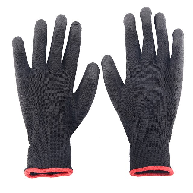 24 Pairs Of Nitrile Safety Coated Work Gloves PU G... – Grandado