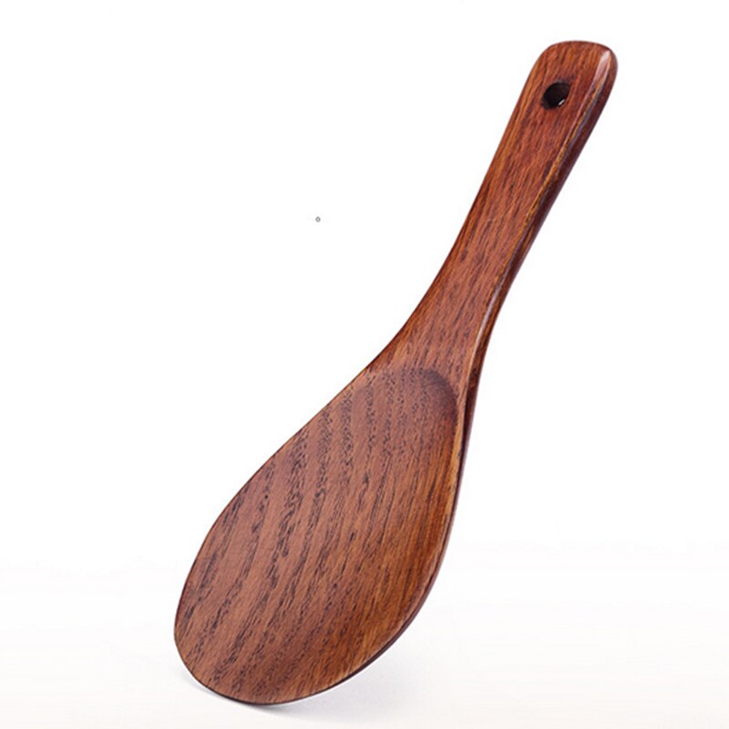 Kitchen Turner Spatula Rice Spoon Long Wooden Turn... – Vicedeal