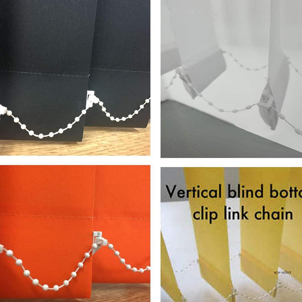 10M Long White Roller Shade Vertical Blinds Beads ... – Vicedeal