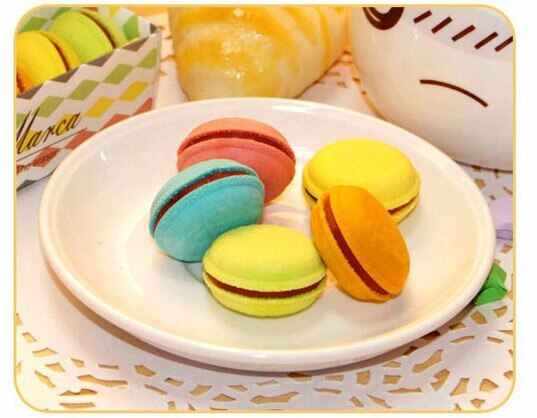 5 Teile/los Neue Neuheit Macaron Gummi Lustige Sch... – Vicedeal