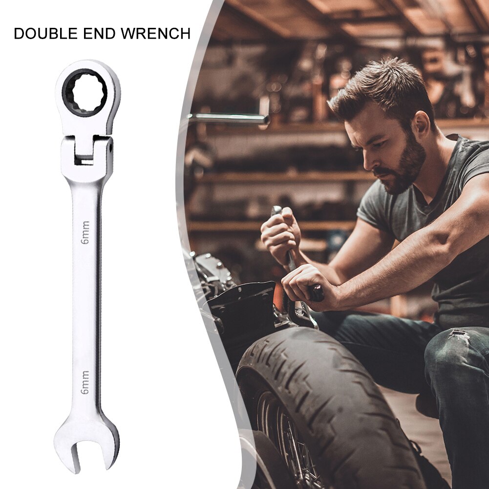 Double End Wrench Tool Set Flexible Head Combinati... – Vicedeal