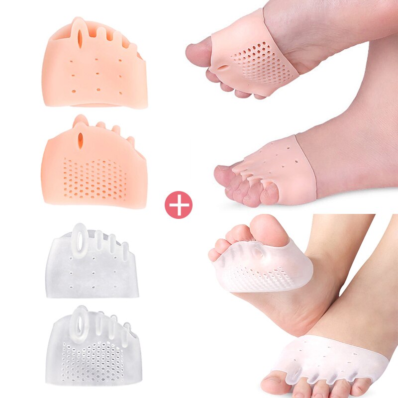 2Pair Toe Silicone Bunion Guard Forefoot Pad Ortho... – Grandado