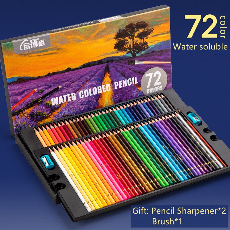 48/72/120/150/200 Oil Color Pencil Set Watercolor ... – Grandado