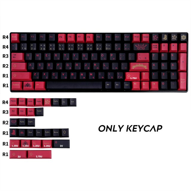 GMK Higanbana Keycaps Cherry Profile 129 Keys PBT ... – Grandado