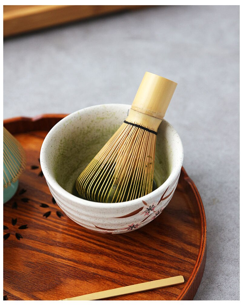Japanese matcha tea set matcha bowl bamboo whisk h... – Vicedeal
