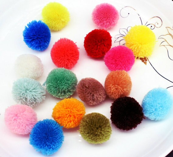 15pcs Yarn Pom Poms Crafty Jewelry Making Decorati... – Grandado