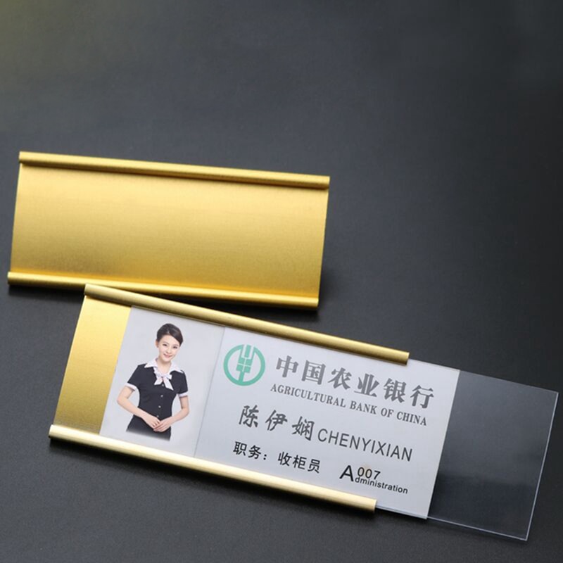 20pcs blank changeable name tags reusable badge wi... – Grandado