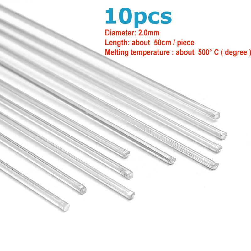 10 Pcs ( 2mm*50cm ) Aluminium Welding Rod Wire Ele... – Grandado