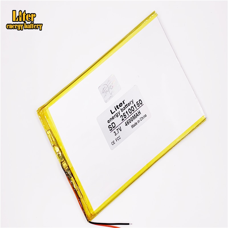 lithium polymer battery 3.7V 4600mah 10 -inch Tabl... – Vicedeal