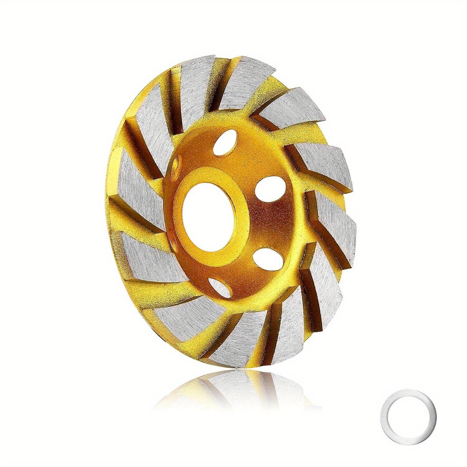 4 Inch Concrete Turbo Diamond Grinding Cup Wheel 1... – Grandado