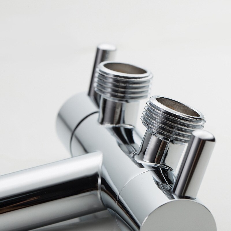 Brass double handle Toilet faucet shattaf angle va... – Vicedeal